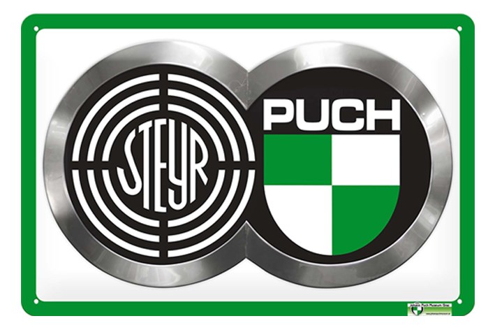 METAL SIGN STEYR PUCH 20x30